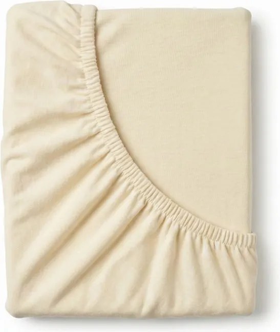 Kvalitex Jersey dětské prostěradlo smetanové 70x140cm