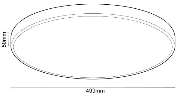 LED Stmívatelné stropní svítidlo s hlasovým ovládáním OPAL LED/48W/230V + DO