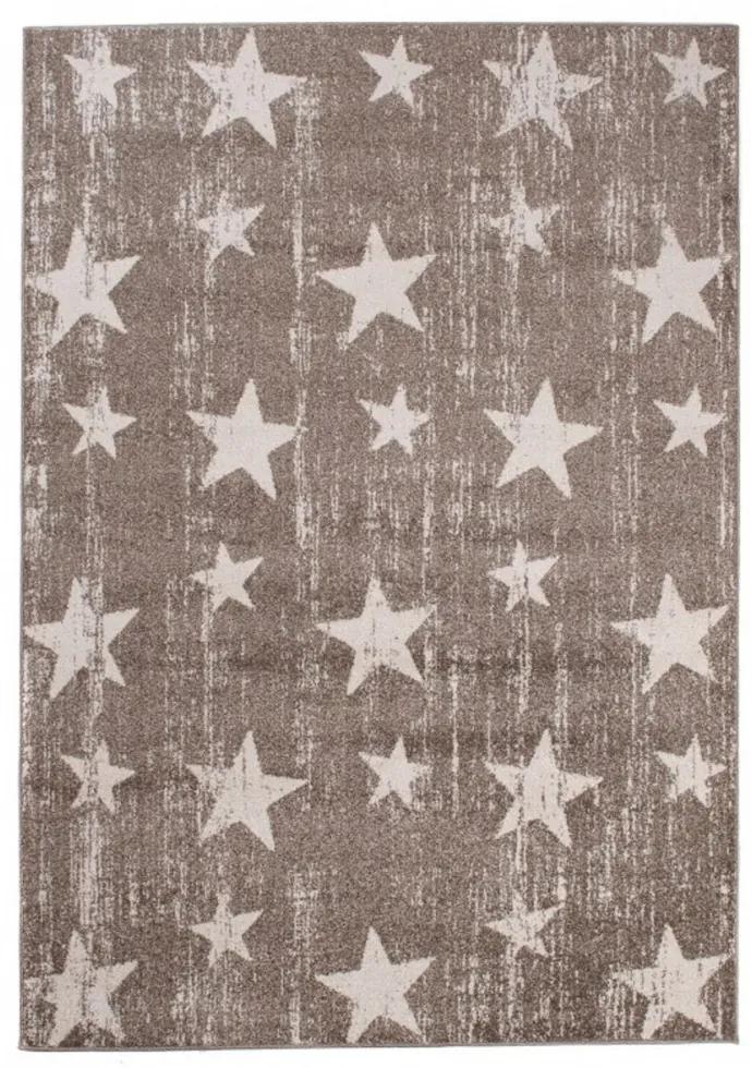 Kusový koberec Star hnědý, Velikosti 80x150cm | BIANO