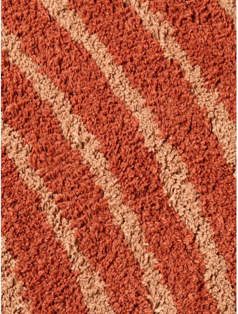 Pratelný/ručně tkaný bavlněný dětský koberec v terakotové barvě 75x120 cm Snuggle Elodie – Hanse Home