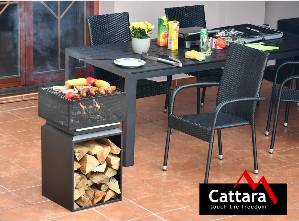 Nerezové ohniště Cube - Cattara