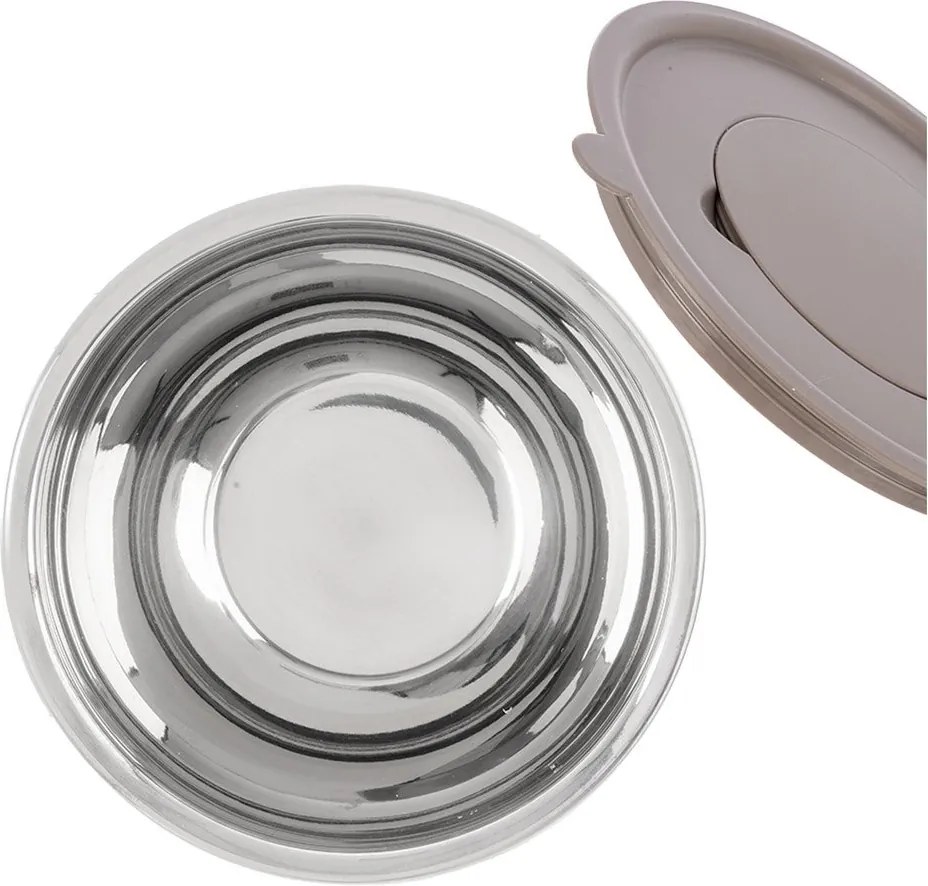 Nerezová mísa ve stříbrné barvě ø 22 cm Beige – Orion