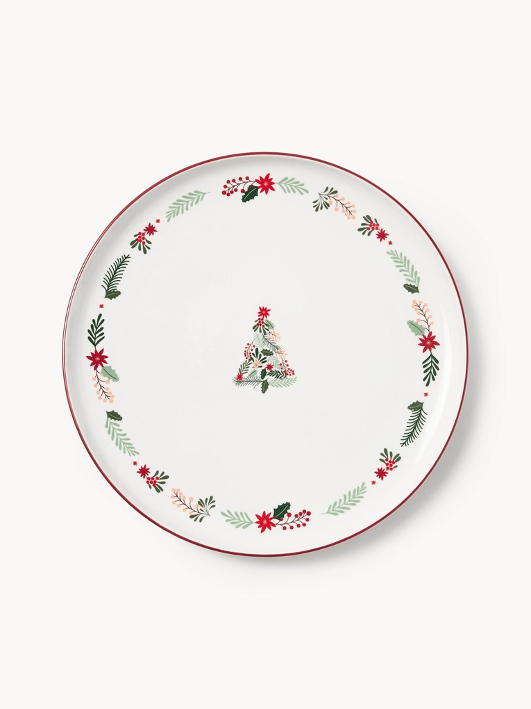 Vánoční servírovací talíř z porcelánu Eve