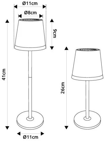 Globo 36637GM - LED Solární svítidlo LED/0,6W/3V 3000K IP44 zlatá