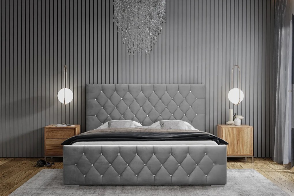 Postel MODEL 01 140x200 světlezelená - MAGIC VELVET 2227