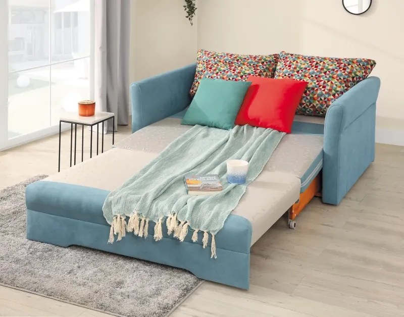 Pohovka City, béžová (fantasy velvet 312/Jungle white)