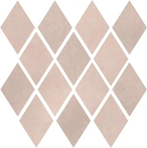 Mozaika Cir Materia Prima pink velvet rombo 25x25 cm lesk 1069903