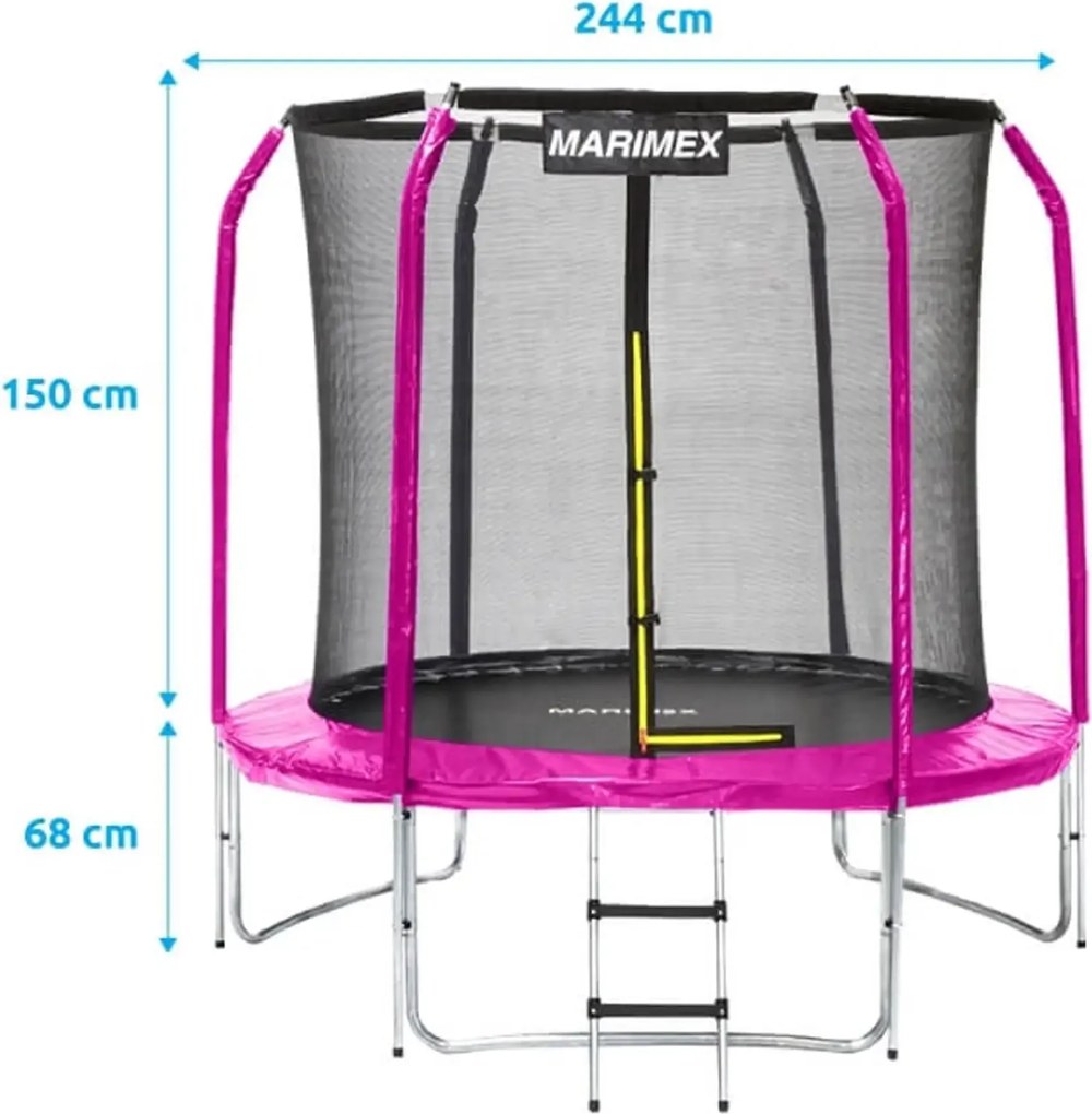 Marimex Standard 244 cm + vnitřní ochranná síť + žebřík 19000110