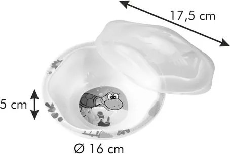 TESCOMA Miska s poklopem DINO