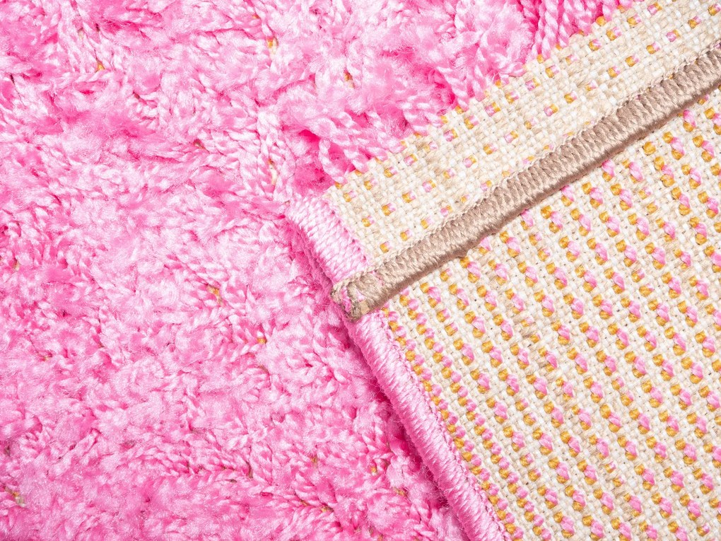 Mono Carpet, Kusový koberec Efor Shaggy 7182 Pink, 200x290, růžová, dětský pokoj