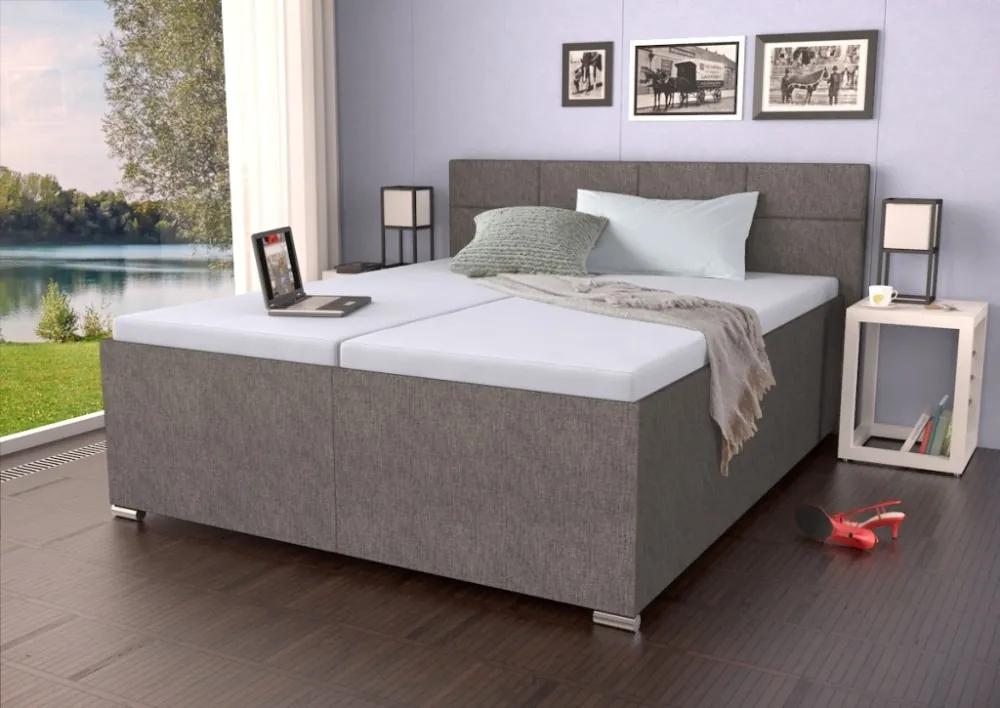Vysoká čalouněná postel Laura 110x200 cm - výběr barev