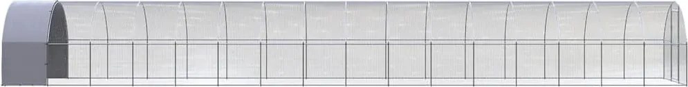 Venkovní klec pro kuřata 3 x 16 x 2 m pozinkovaná ocel 3095478