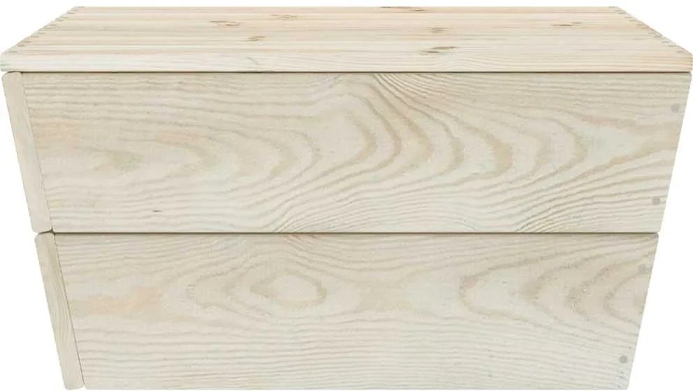 Zahradní stoly 2 ks 60 x 60 x 30 cm impregnované smrkové dřevo 315635