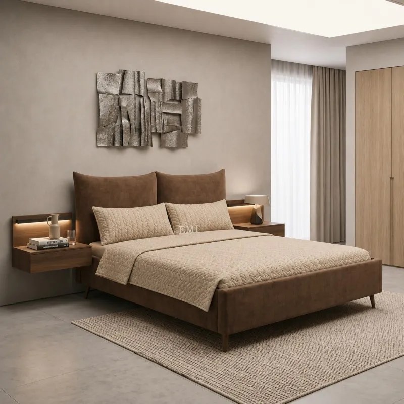 Postel čalouněná ALORA 180x200 cm s úložným prostorem