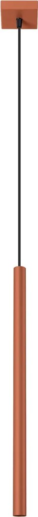 Sollux Lighting Závěsné svítidlo PASTELO 1 červené okrové