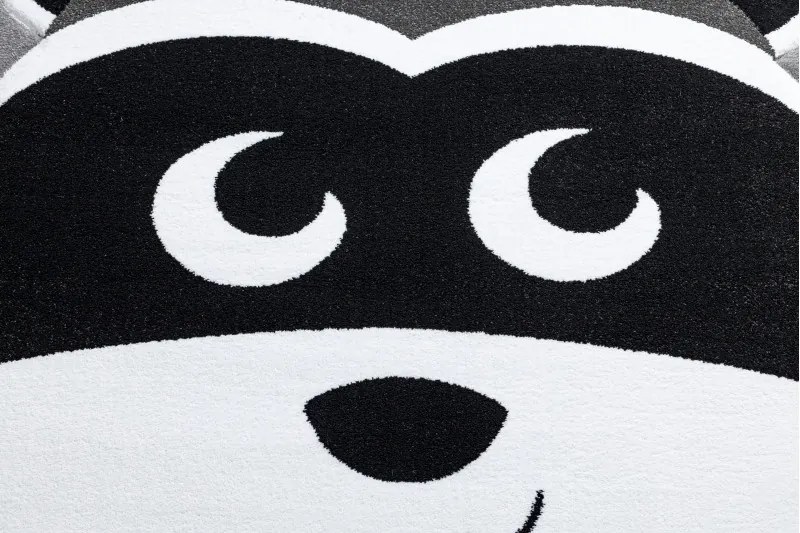 Dywany Łuszczów, Dětský kusový koberec Petit Raccoon mukki grey, 160x220, šedá, dětský pokoj