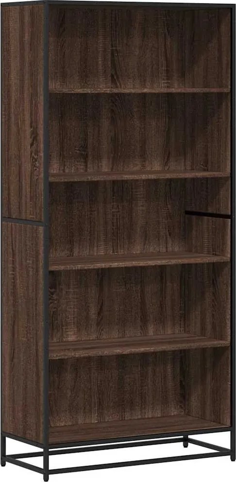 Knihovna hnědý dub 80,5 x 35 x 170,5 cm kompozitní dřevo 3300859
