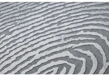 koberec AKRYL YAZZ W8540 otisk prstů šedá velikost 133x190 cm | krásné koberce cz