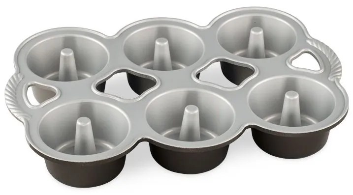 Nordic Ware Forma Andělský dortík - plát s 6 formičkami 6 cup měděná