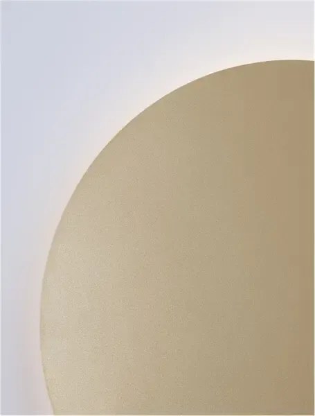LED nástěnné svítidlo Cyrcle 30 zlaté