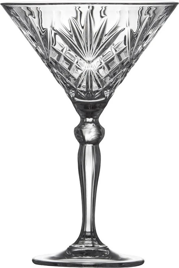 Křišťálové skleničky v sadě 4 ks na koktejly 210 ml Melodia – Lyngby Glas