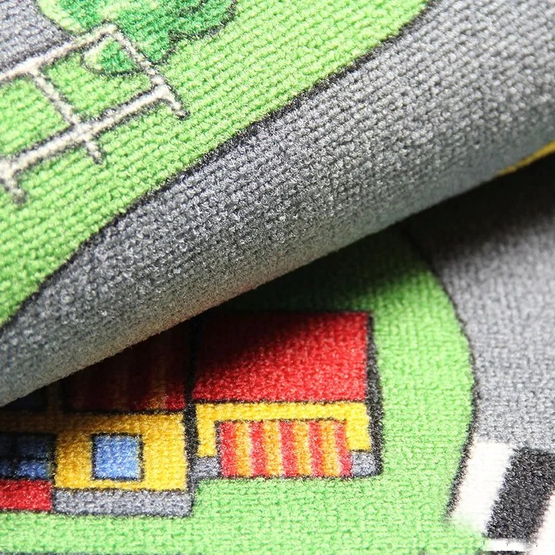Associated Weavers, Hrací koberec pro děti silnice Little Village, 140x200, vícebarevná, dětský pokoj