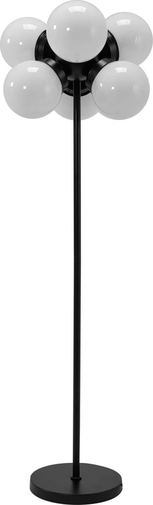 Toolight - Podlahová lampa 6xE27 APP905-6F, černá-bílá, OSW-03204