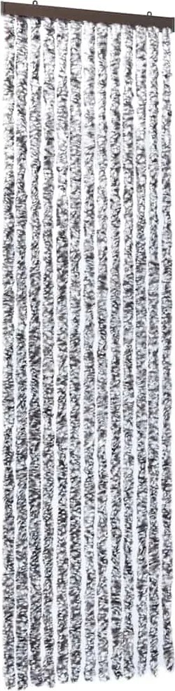 Závěs proti hmyzu hnědý a béžový 56 x 185 cm Chenille 284276