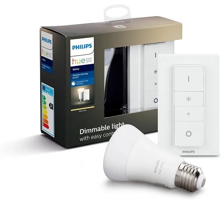 Philips LED Stmívatelná žárovka Philips Hue WHITE E27/9W/230V 2700K P3079