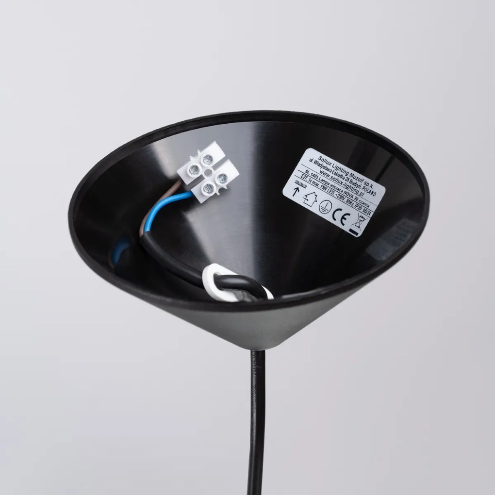 Sollux Lighting Závěsná lampa NOVA 30 bílá