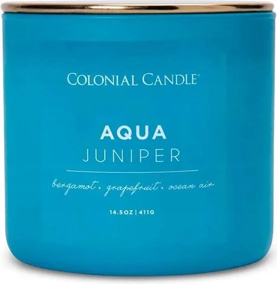 Vonná svíčka Pop Of Color Aqua Juniper 411 g