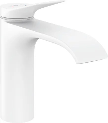 Hansgrohe Vivenis, umyvadlová baterie 110, s výpustí, EcoSmart, bílá matná, 75020700