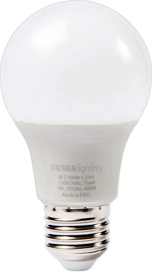 TESLA LED žárovka 9 W 1055 lm E27 neutrální bílá