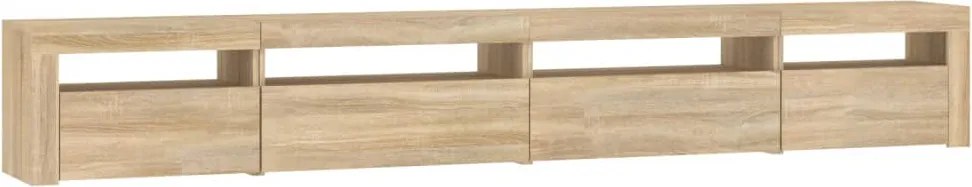 TV skříňka s LED osvětlením dub sonoma 270 x 35 x 40 cm 3152748