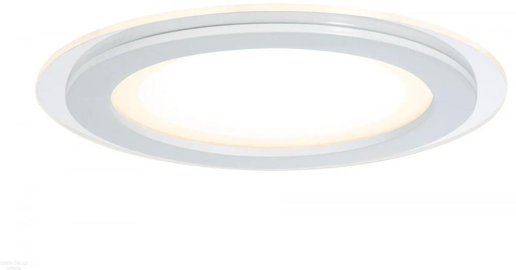 Paulmann 92705 Premium Line DecoDot, set 2 ks kulatých zápustných LED svítidlo s bočním prosvětlením, 2x7,5W LED, prm. 16cm