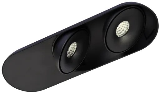 LED bodové světlo Toronto 2 černé
