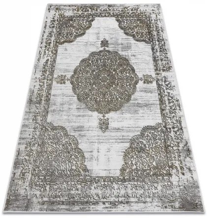 Dywany Luszczow Kusový koberec LIRA E1468 Růžice, šedá / zlatá Rozměr koberce: 160 x 220 cm