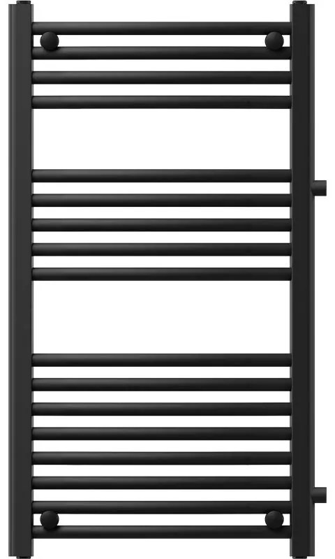 Mexen Ares, topné těleso 900 x 500 mm, 372 W, boční pravé a spodní připojení, černá, W102-0900-500-00-70-S