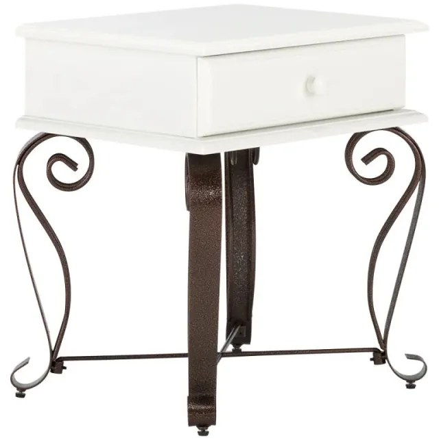 furniture-nabytek.cz - Noční stolek Byzantia bílý