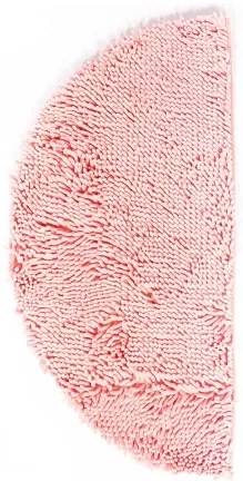 Koberce Breno Koupelnová předložka RASTA MICRO polokruh - pink, Růžová, 50 x 80 cm