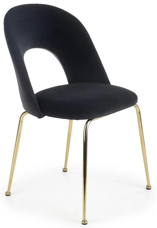 Halmar Jídelní židle K385 - černá