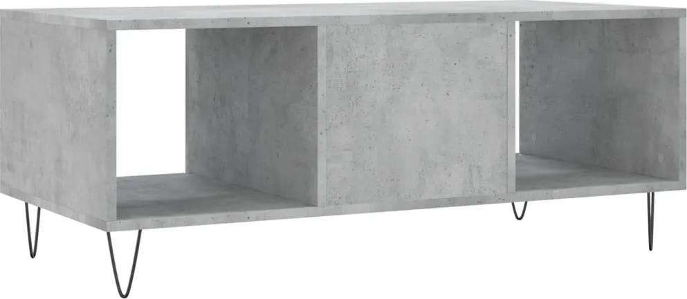 vidaXL Konferenční stolek 102 x 50 x 40 cm kompozitní dřevo [829296] Barva: bílá s vysokým leskem