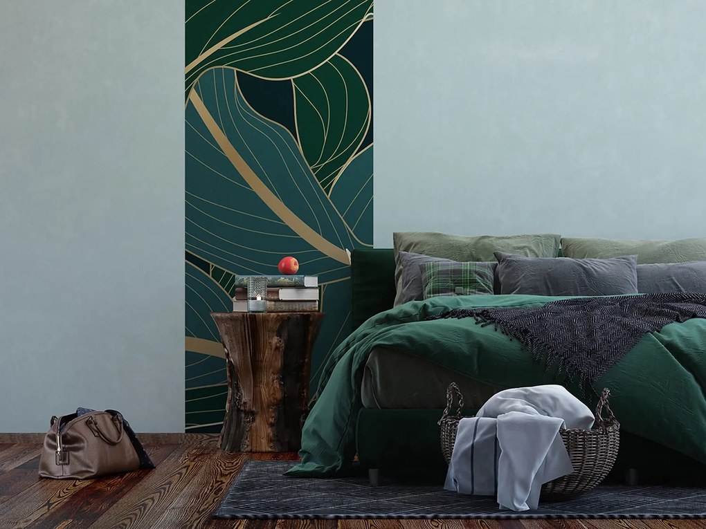 Vliesová fototapeta na zed' Noční Listí | 90 x 270 cm | DFTNVL3728
