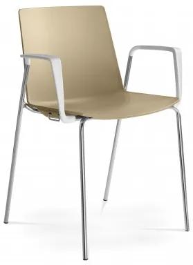 LD seating Konferenční židle SKY FRESH 050,BR bílé područky Barva kostry černá kostra Barva plastu LD plast - béžová