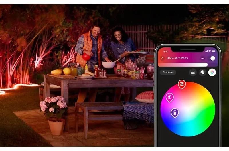 PH 8718699709839 Hue Bluetooth VENKOVNÍ LED PÁSEK 19W 2000-6500K IP67, 16 mil. barev, 2m - PHILIPS (929002289002)