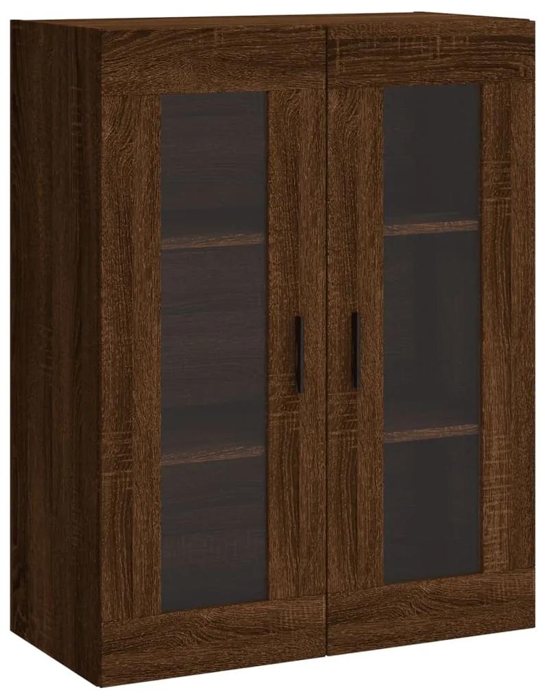 Skříň highboard hnědý dub 69,5 x 34 x 180 cm kompozitní dřevo,  3198680