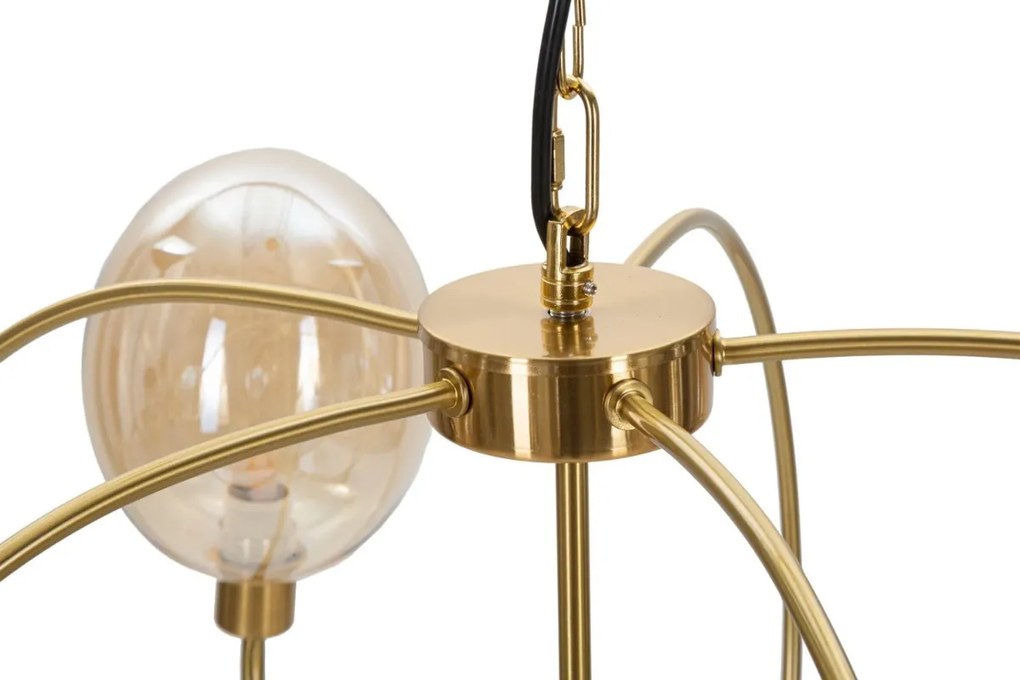 Designové závěsné svítidlo Nahimana 100 cm zlaté