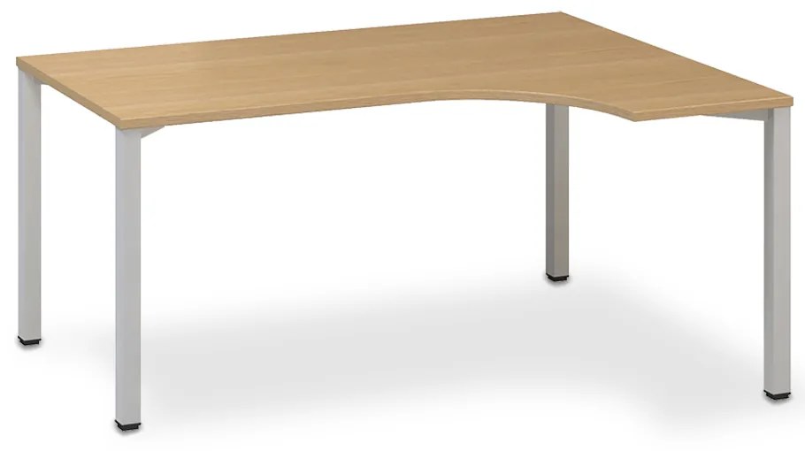Ergonomický stůl ProOffice B 180 x 120 cm, pravý, buk