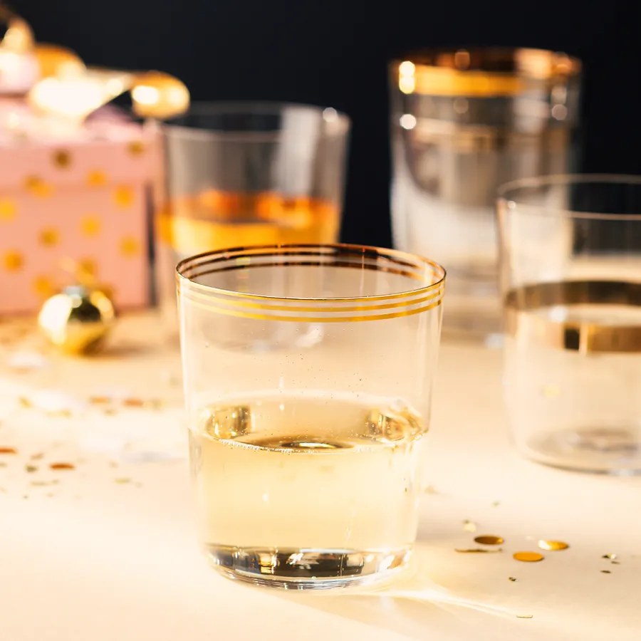 Poháry Tumbler 440 ml, set 12 ks - 21st Century Glas Lunasol META Glass - W0081
