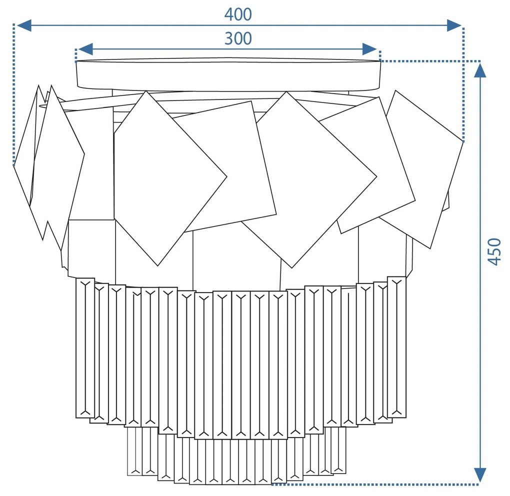 Toolight Lustr APP1309-C GOLD